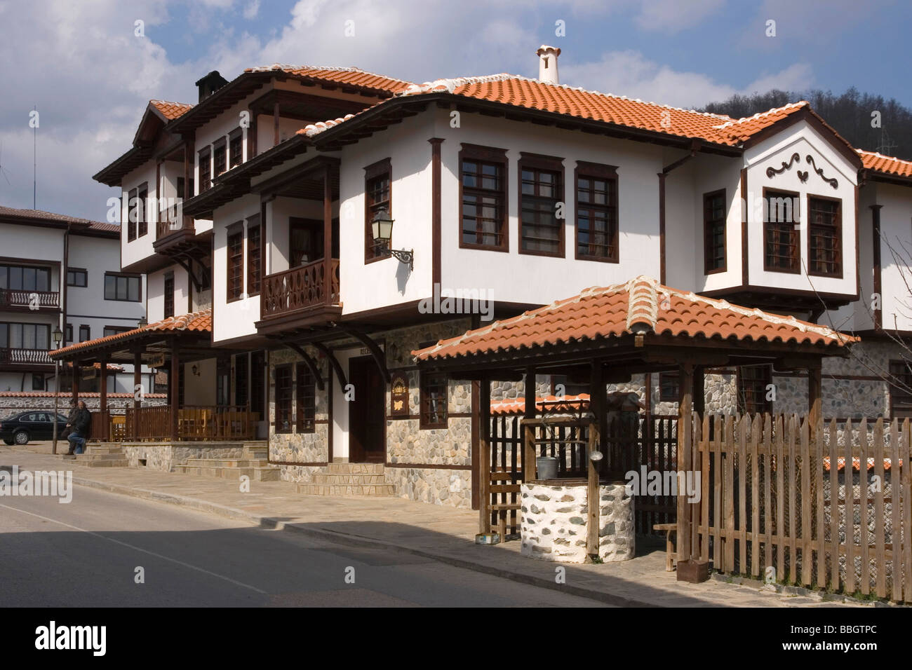 Zlatograd, old bulgarian architecture, traditional scene, Bulgaria ...