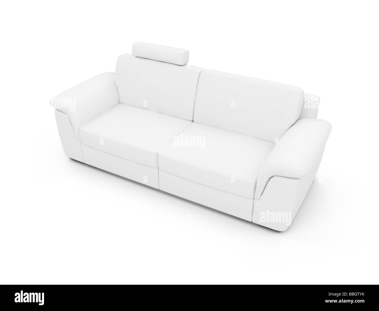 isolated couch over white background Stock Photo - Alamy