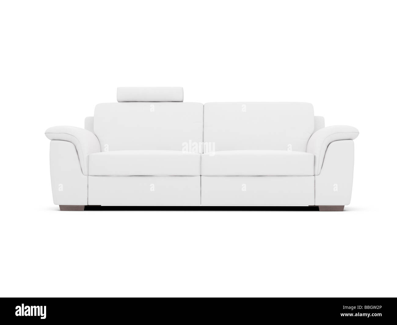isolated couch over white background Stock Photo - Alamy