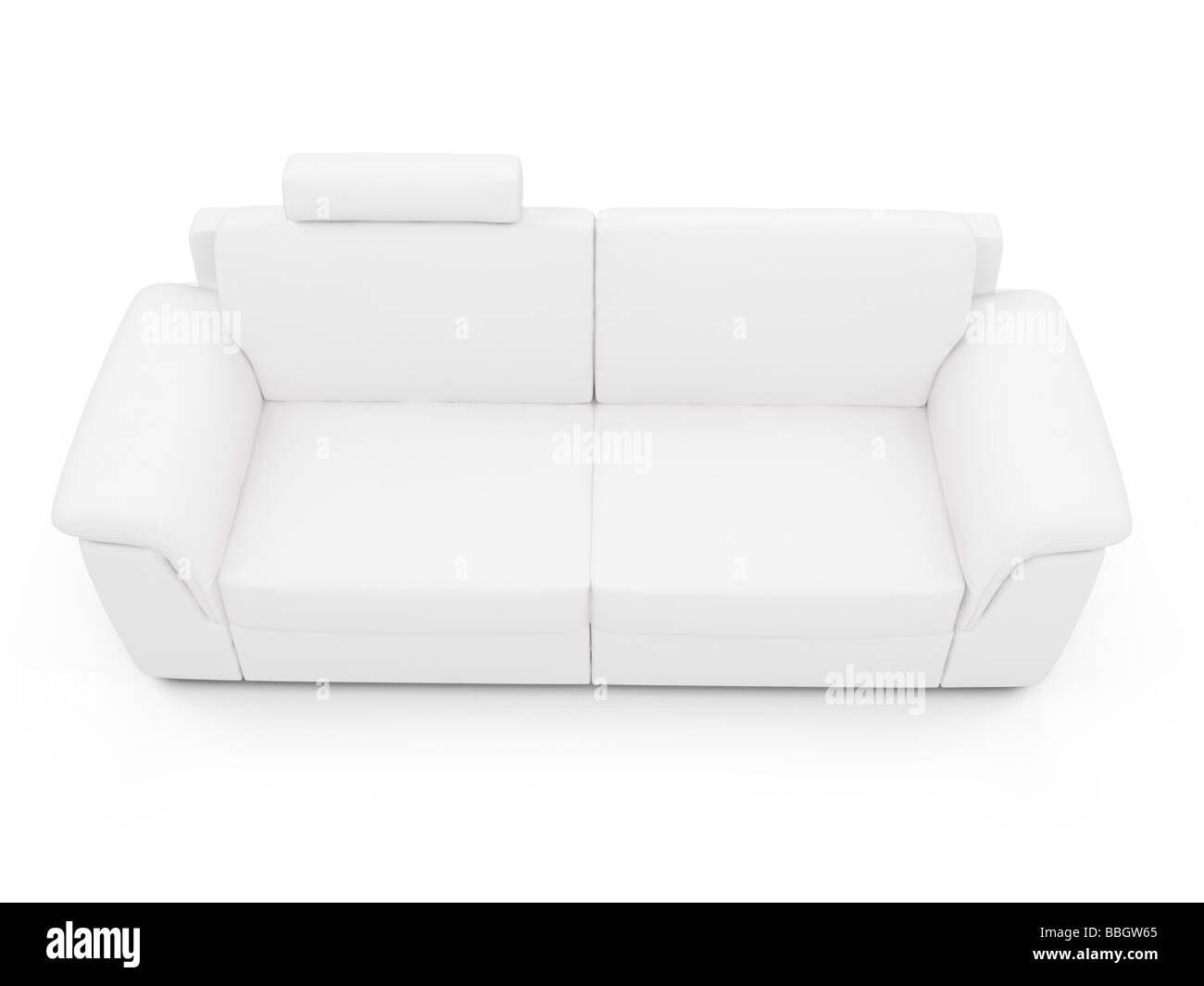 isolated couch over white background Stock Photo - Alamy