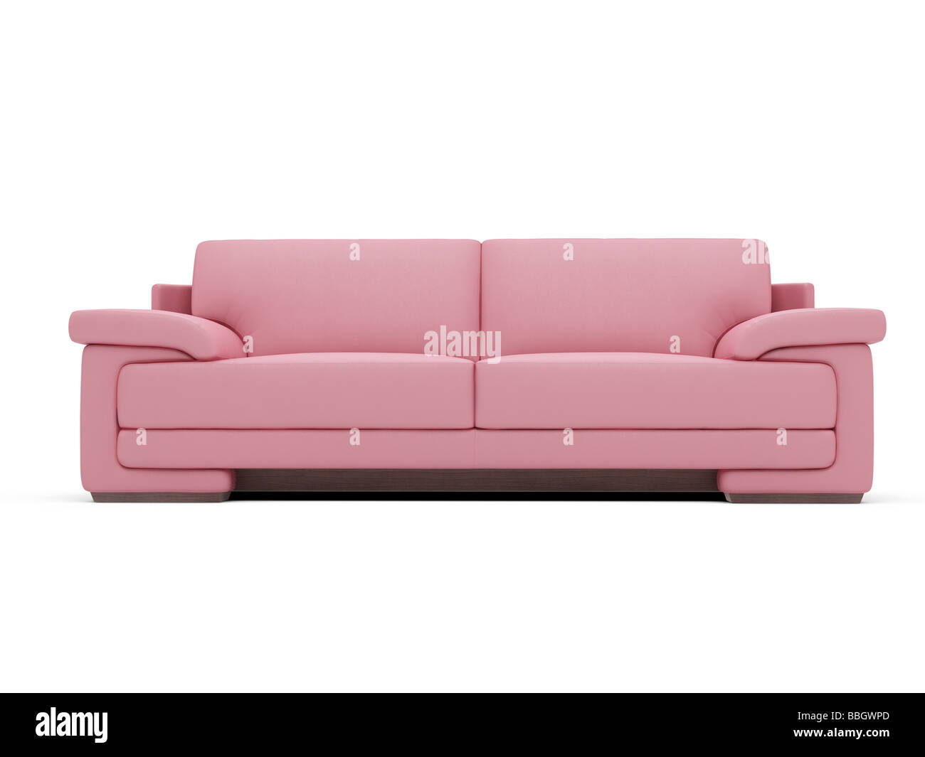 isolated couch over white background Stock Photo - Alamy
