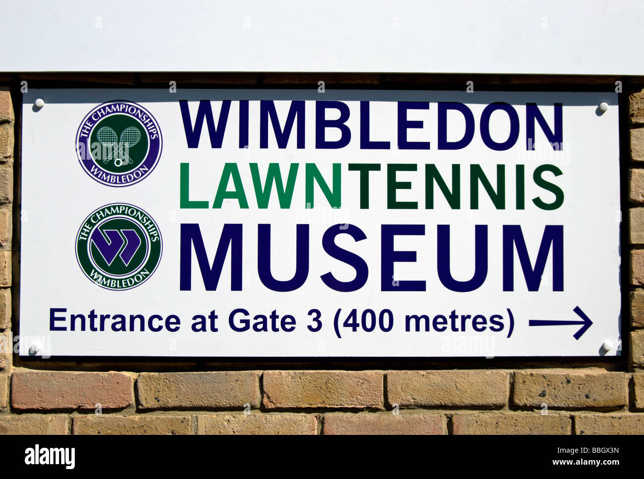Wimbledon Signs High Resolution Stock Photography and Images - Alamy