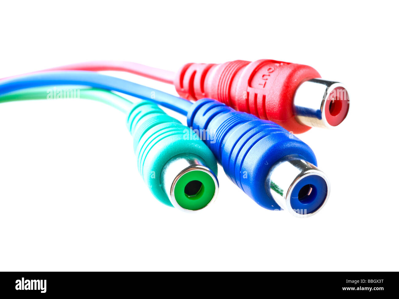 Wires Isolation on the white Stock Photo - Alamy