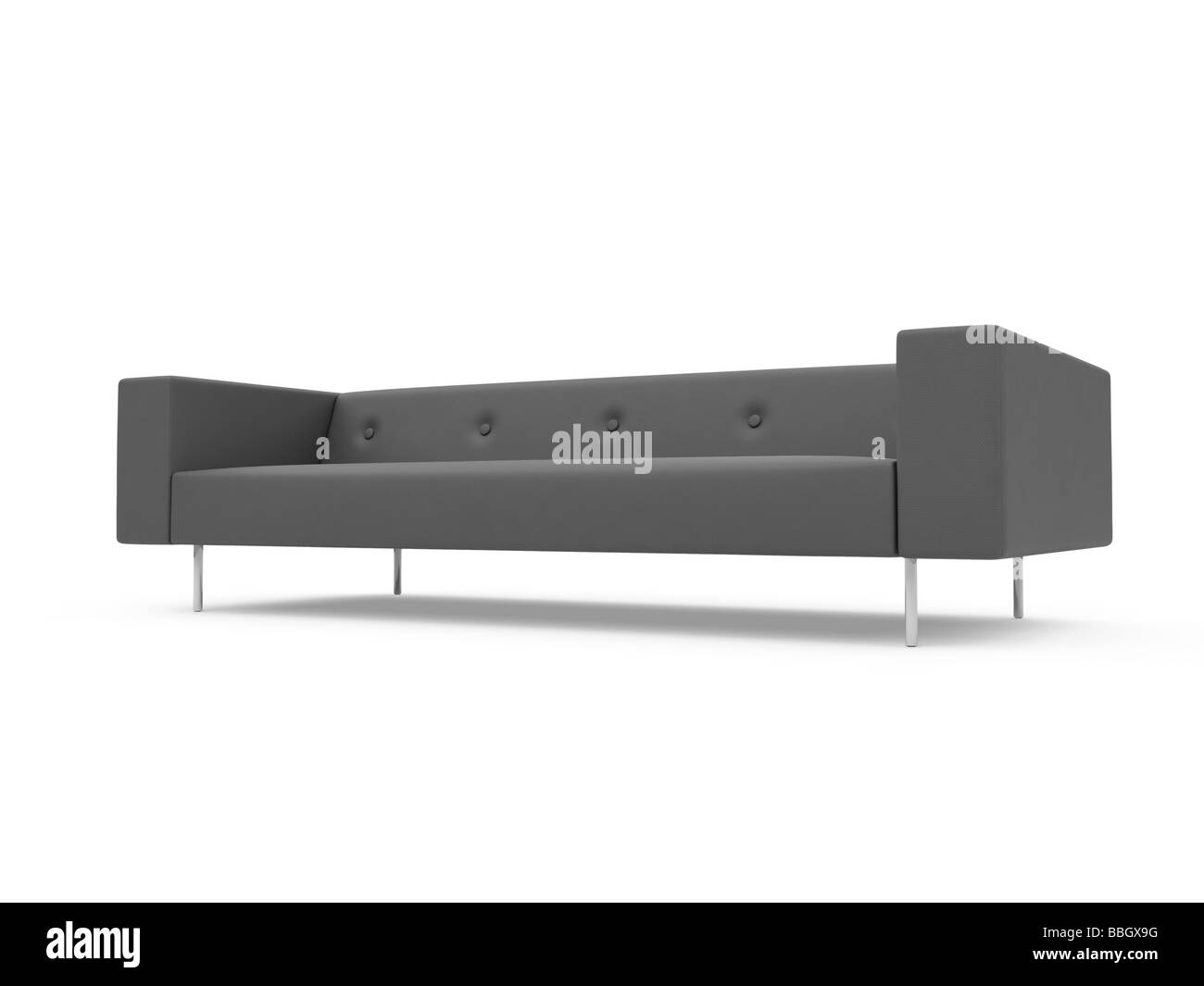 isolated couch over white background Stock Photo - Alamy