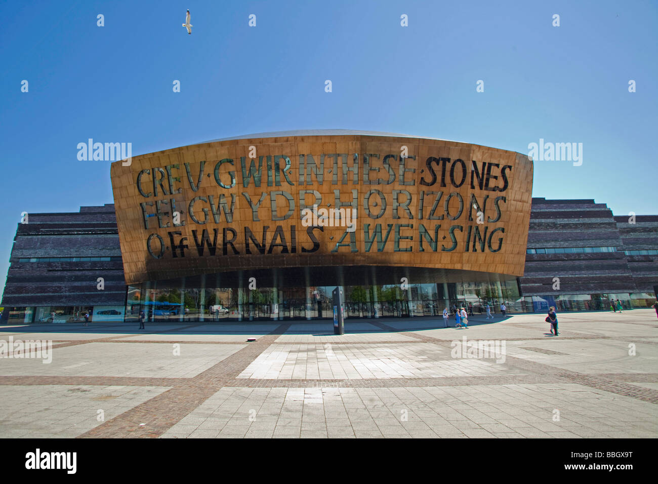 Cardiff millenium center culture music hi-res stock photography and ...