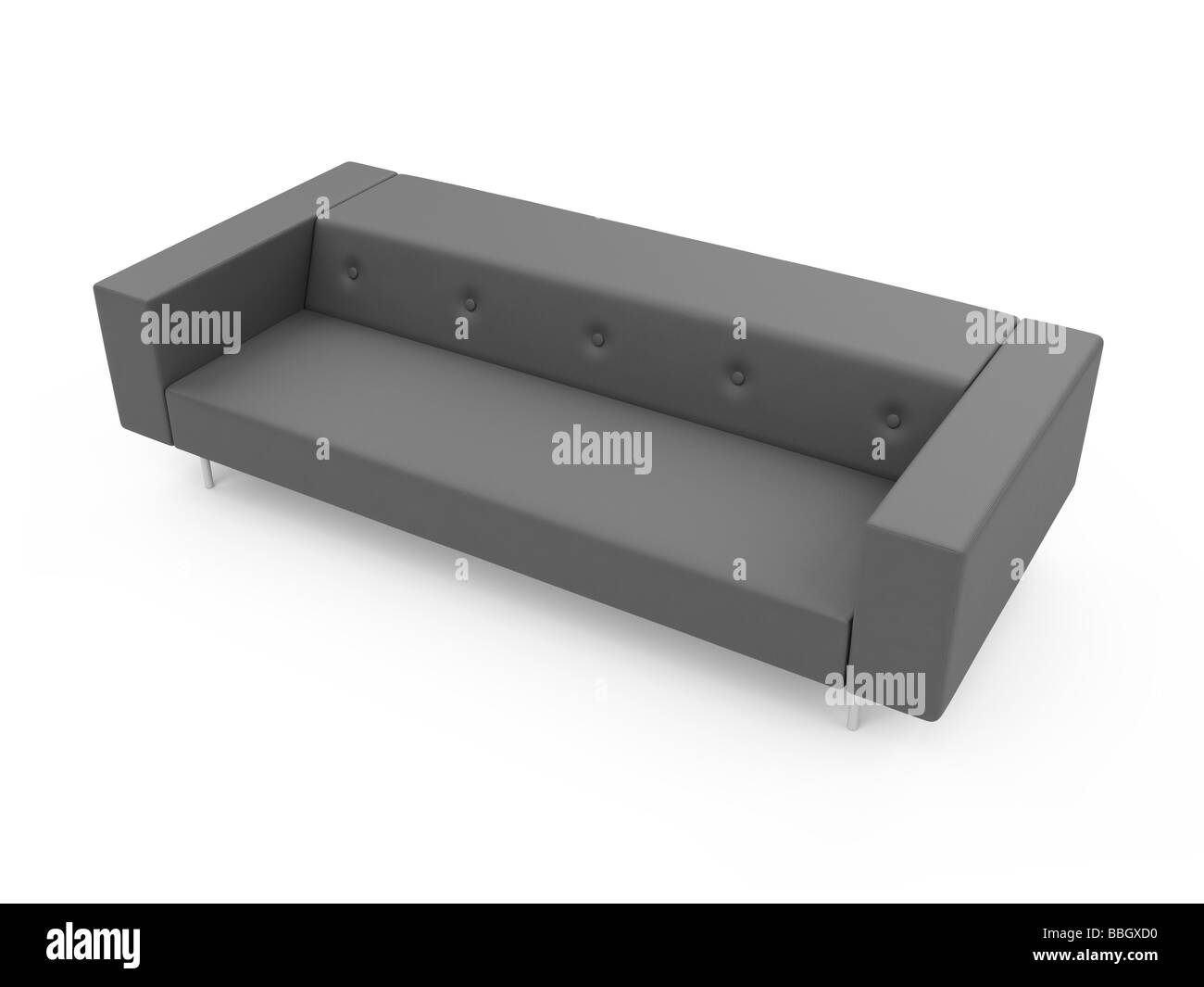 isolated couch over white background Stock Photo - Alamy