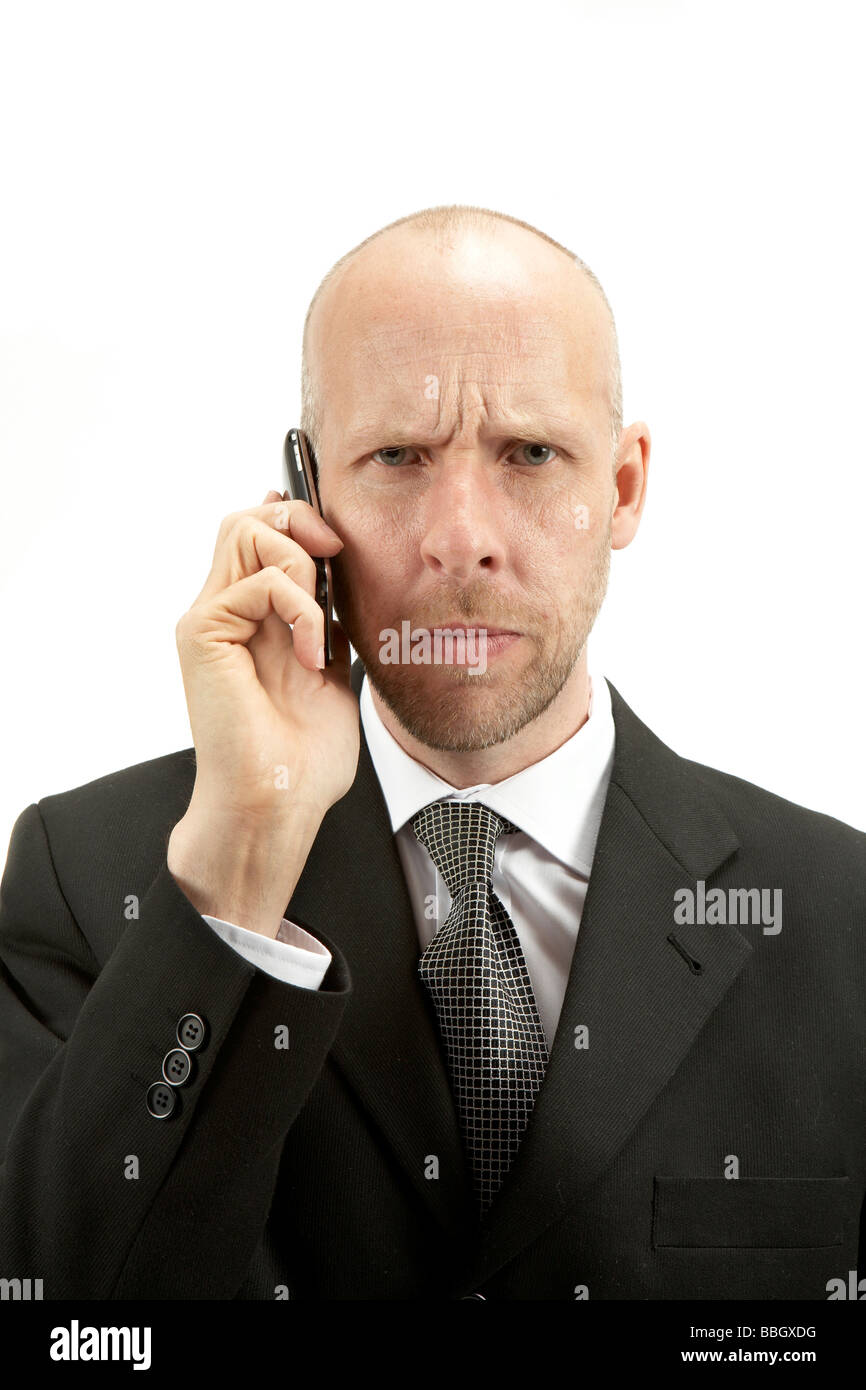 Frowning businessman hi-res stock photography and images - Alamy