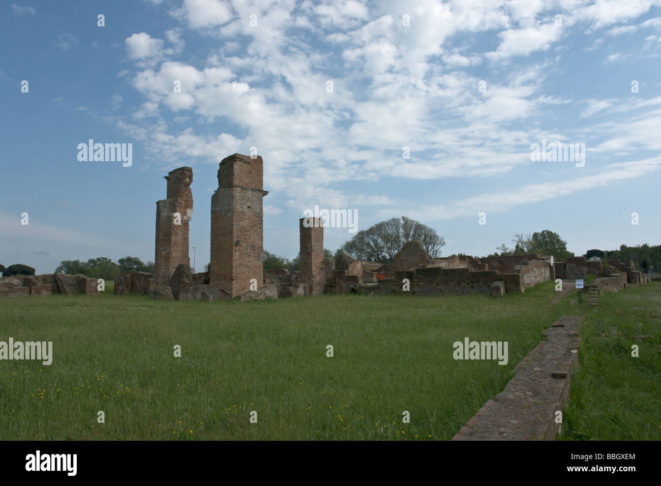 Baths of ostia hi-res stock photography and images - Alamy