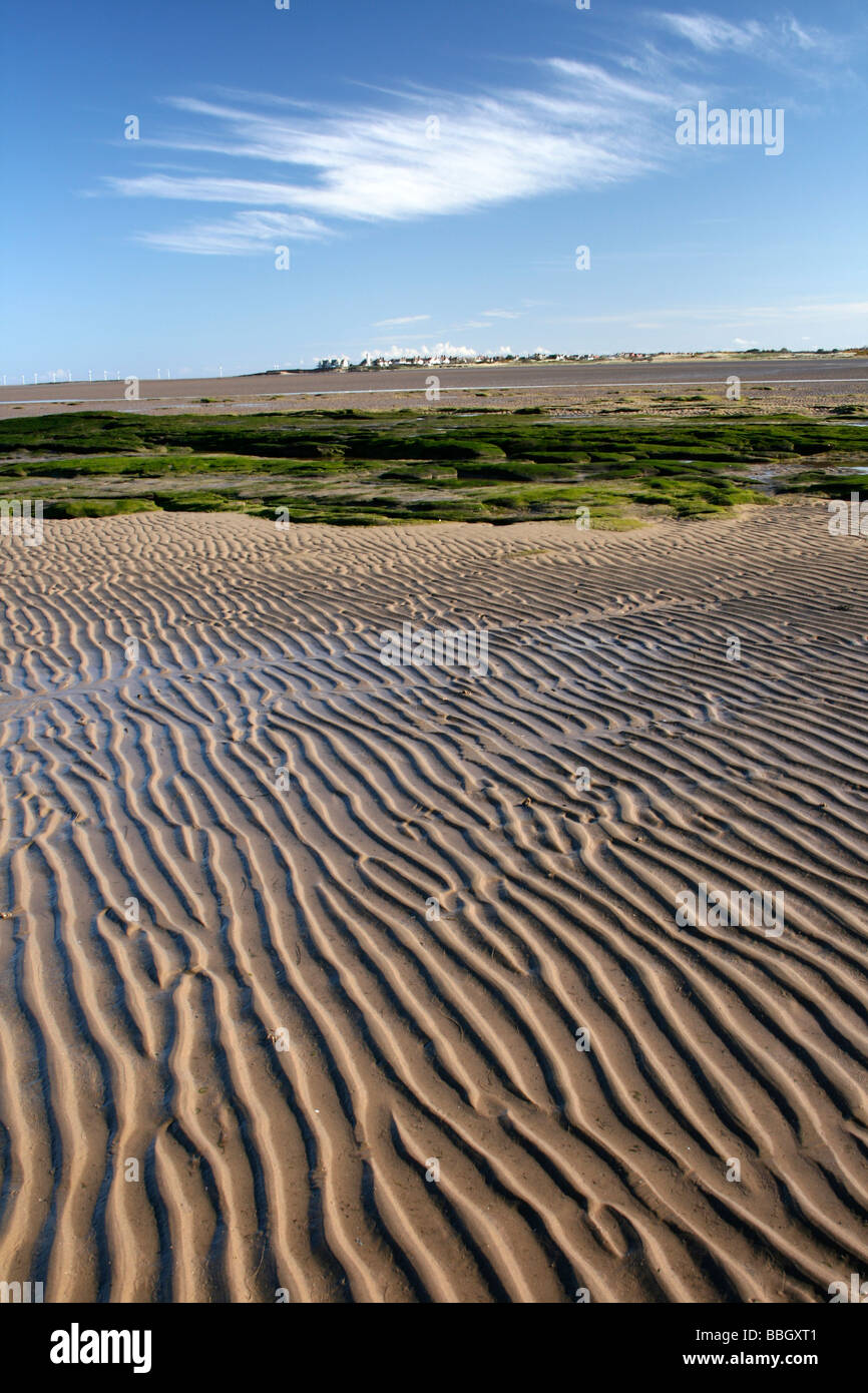 Sand Ripples On the Beach At Little Eye, Hilbre Island, The Wirral ...