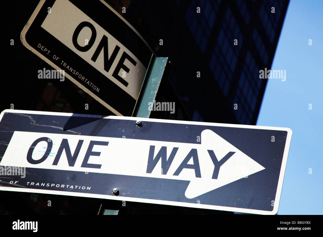 One way signs hi-res stock photography and images - Alamy