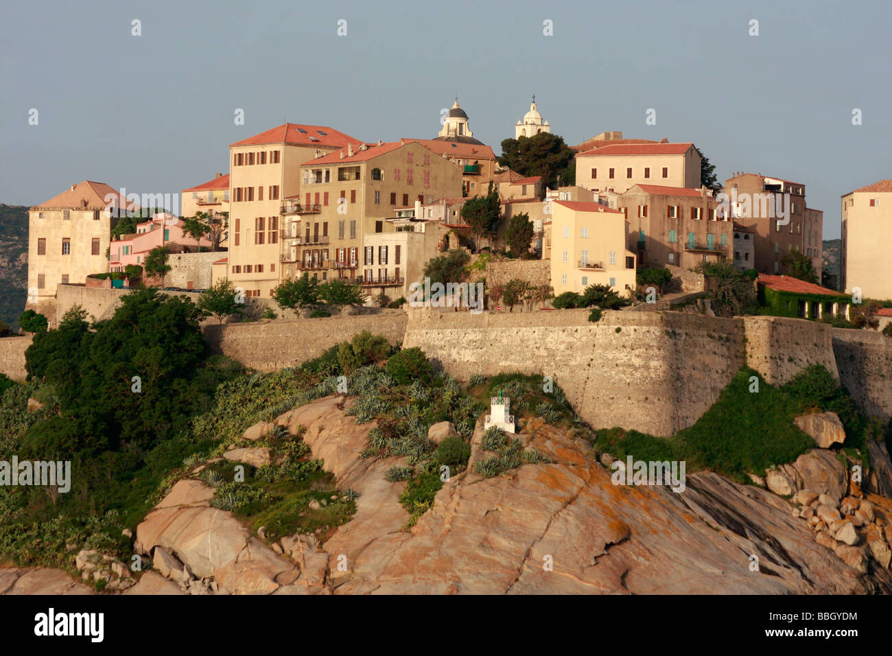 Atmospheric and colorful Calvi is the much visited holiday resort and ...