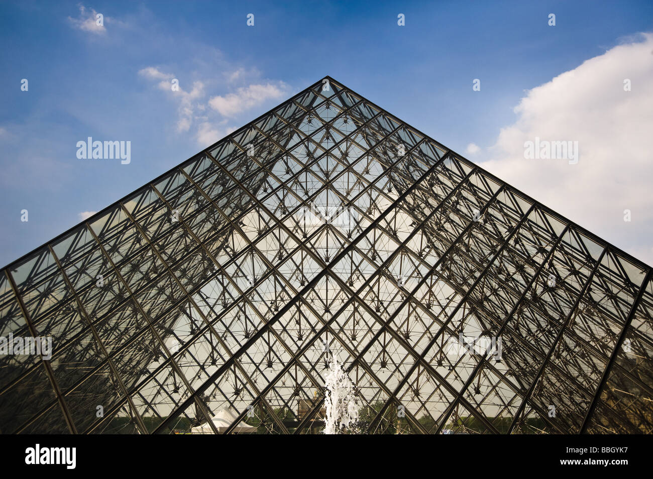 Louvre Glass Pyramid Stock Photo - Alamy