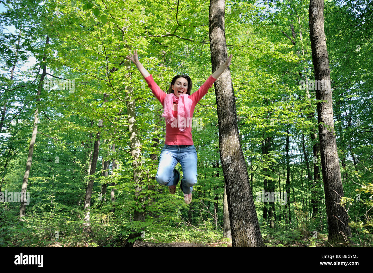 Jump into arms hi-res stock photography and images - Alamy