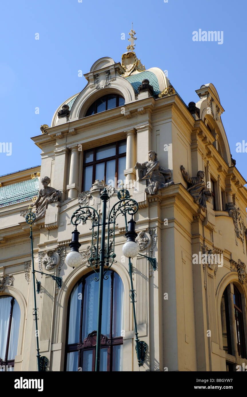 The Municipal Hall in Prague, capital of the Czech Republic Stock Photo ...