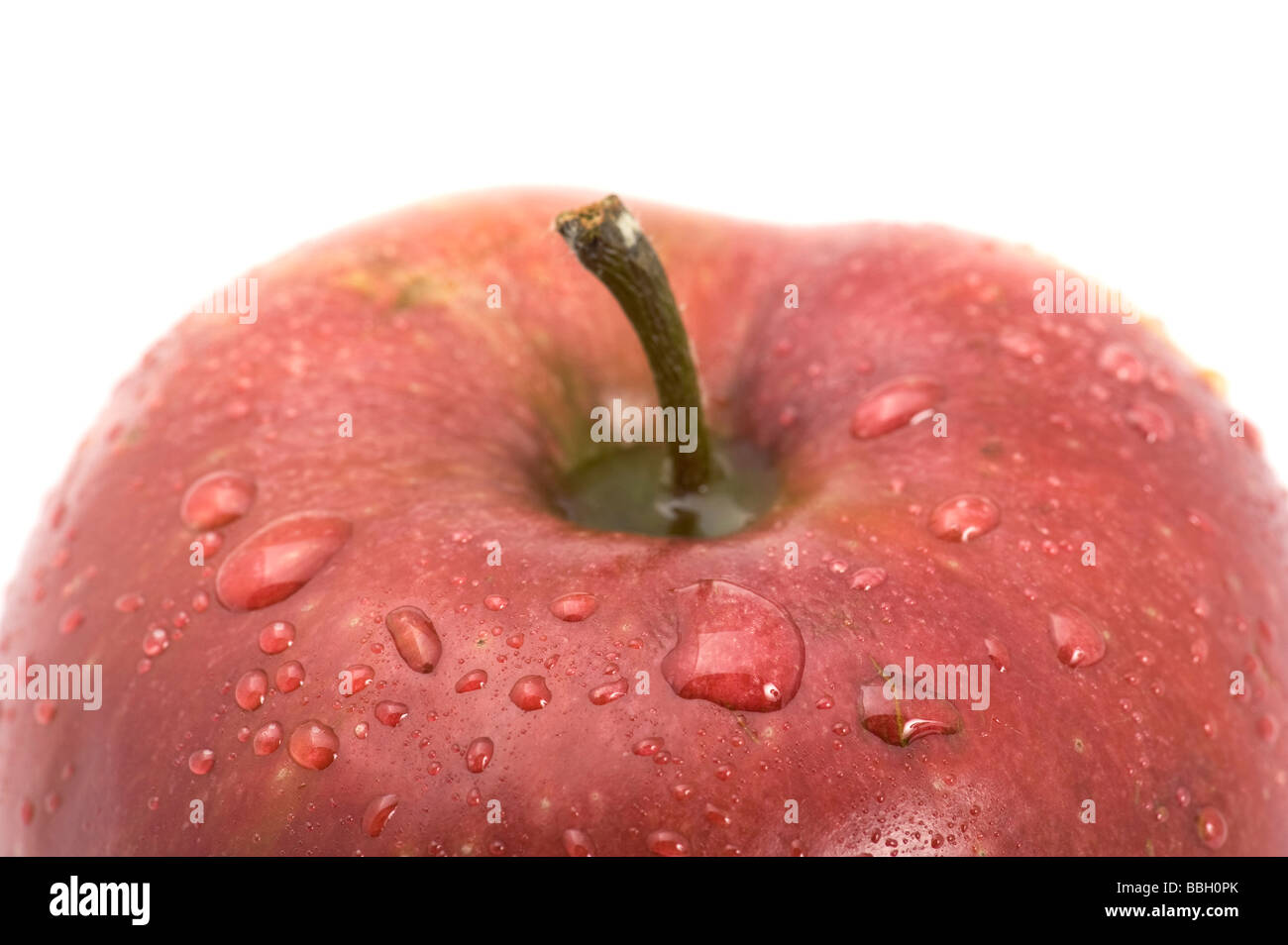 object on white food Red apple Stock Photo - Alamy