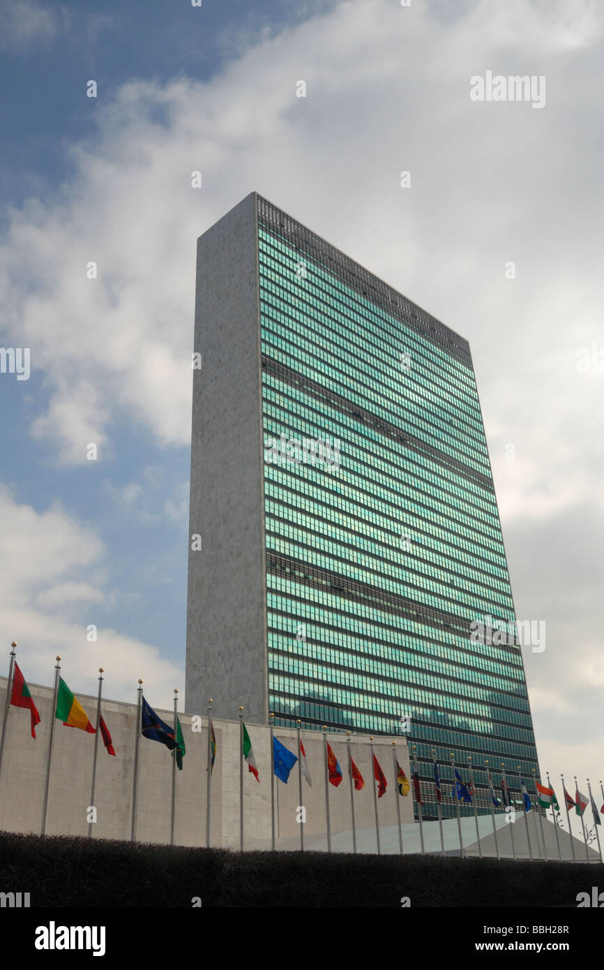 The United Nations New York City NY USA Stock Photo - Alamy