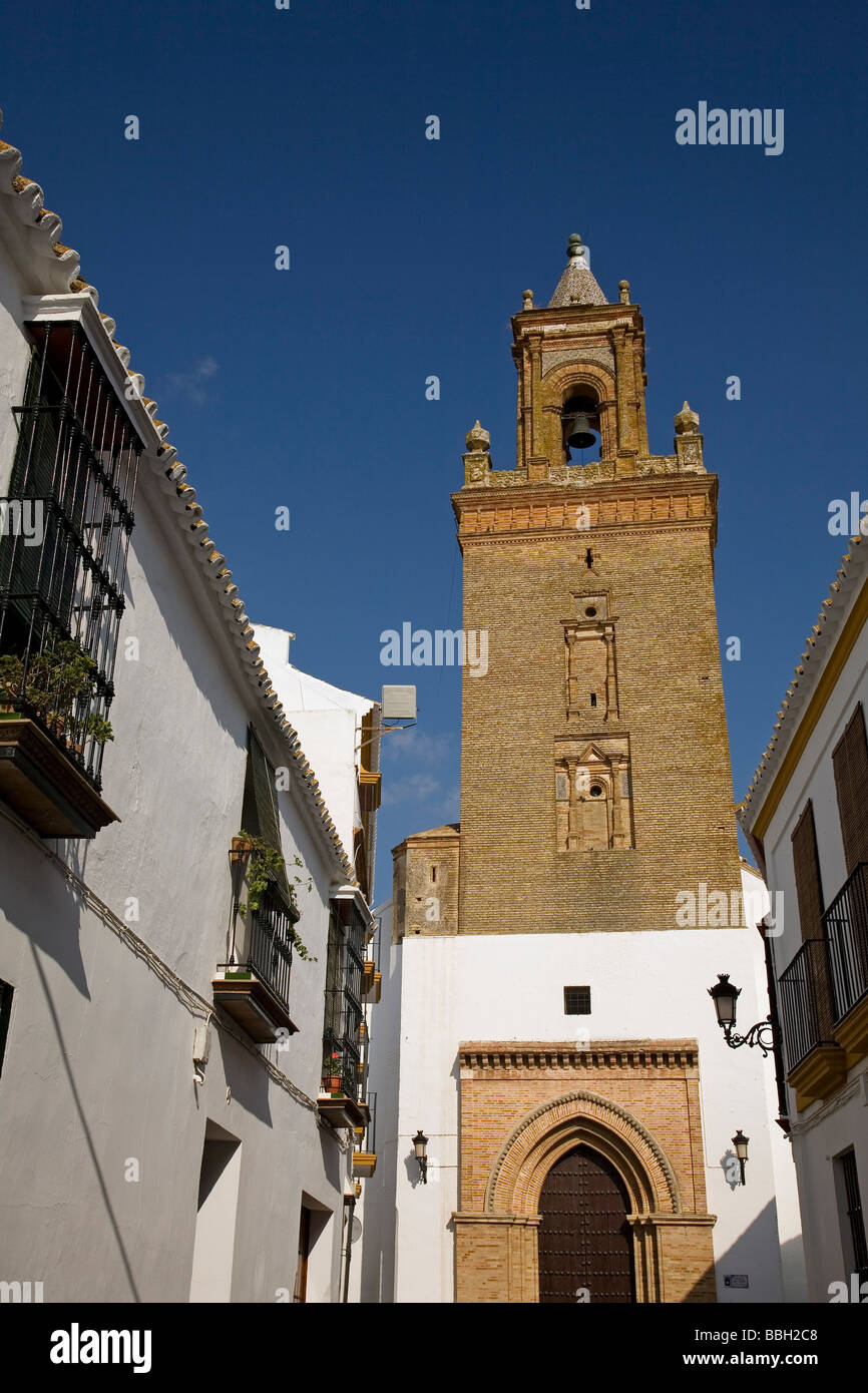 Church of San Felipe in Mudejar Style Carmona Seville Andalusia Spain ...