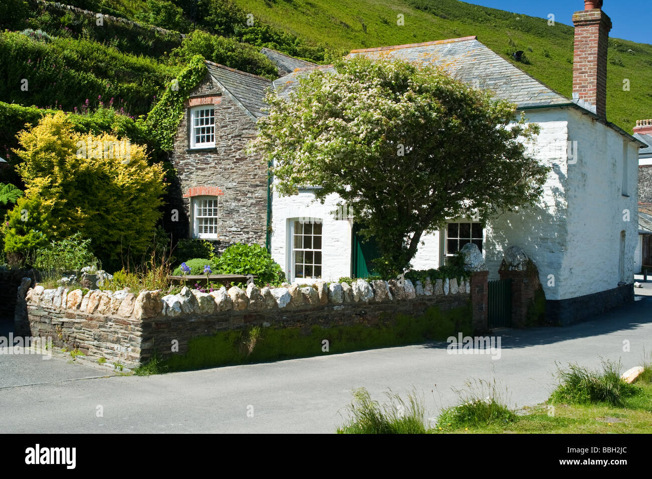 Boscastle cornwall cottage hi-res stock photography and images - Alamy