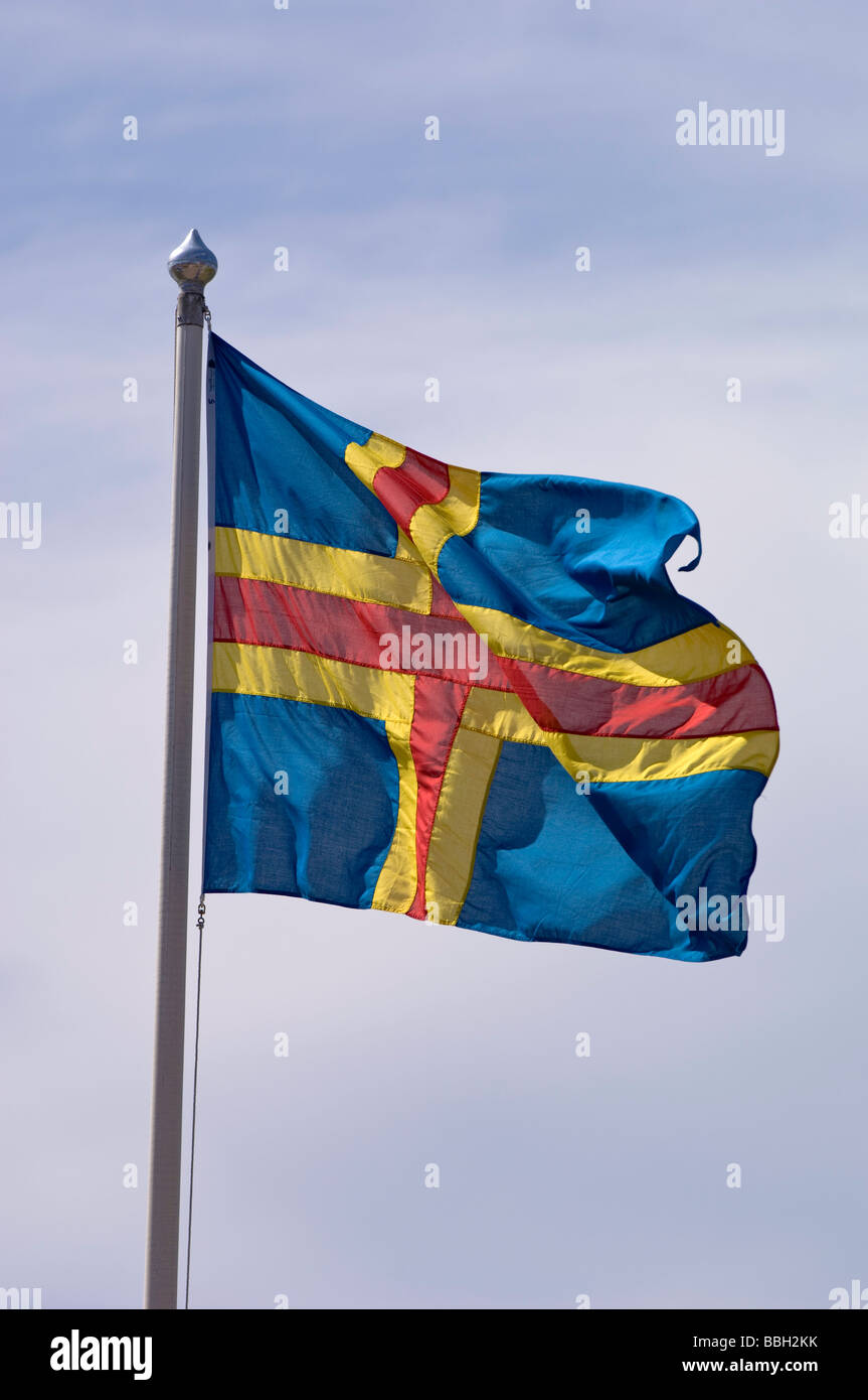 Aland islands flag hi-res stock photography and images - Alamy