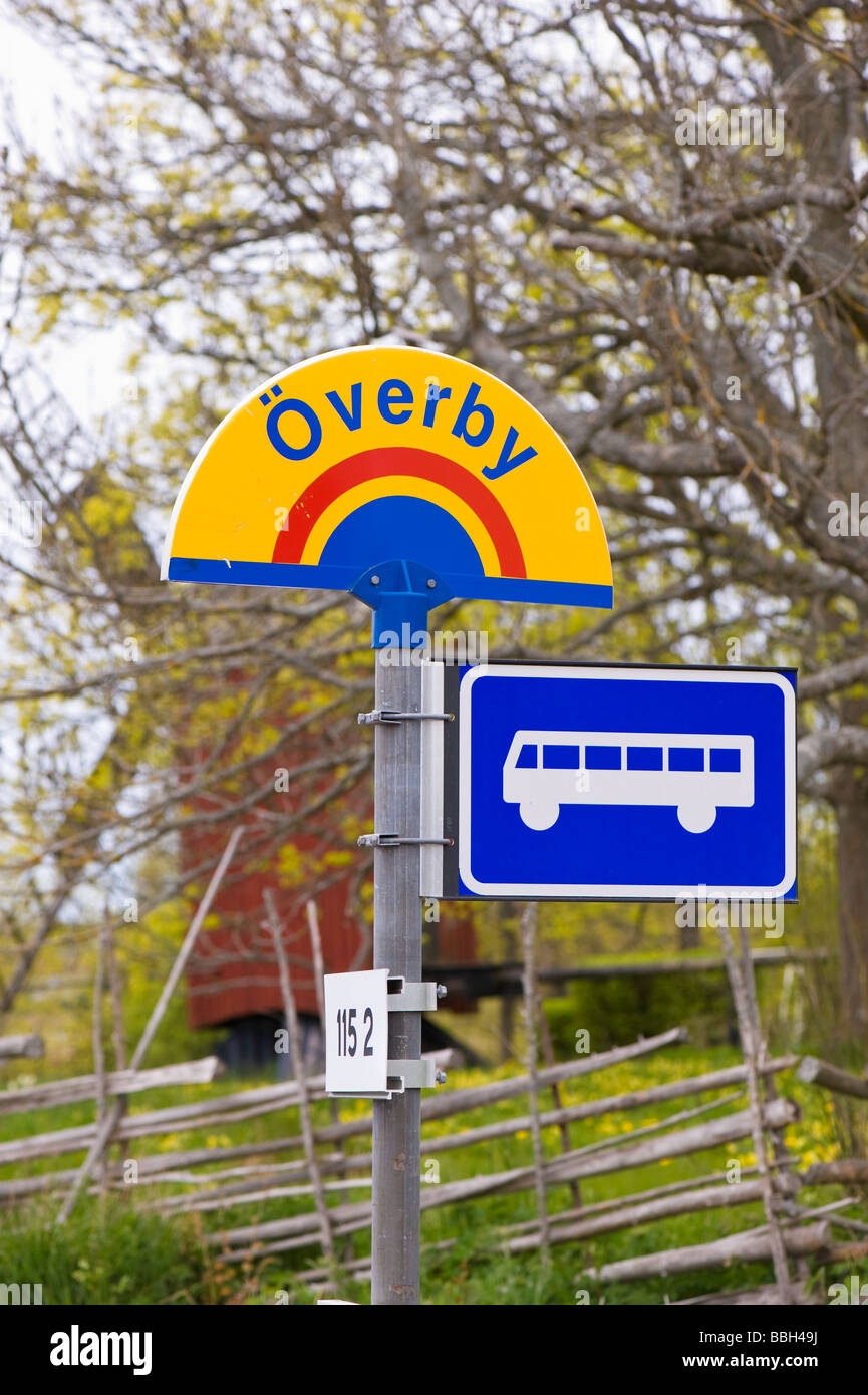Scandinavian road sign hi-res stock photography and images - Alamy