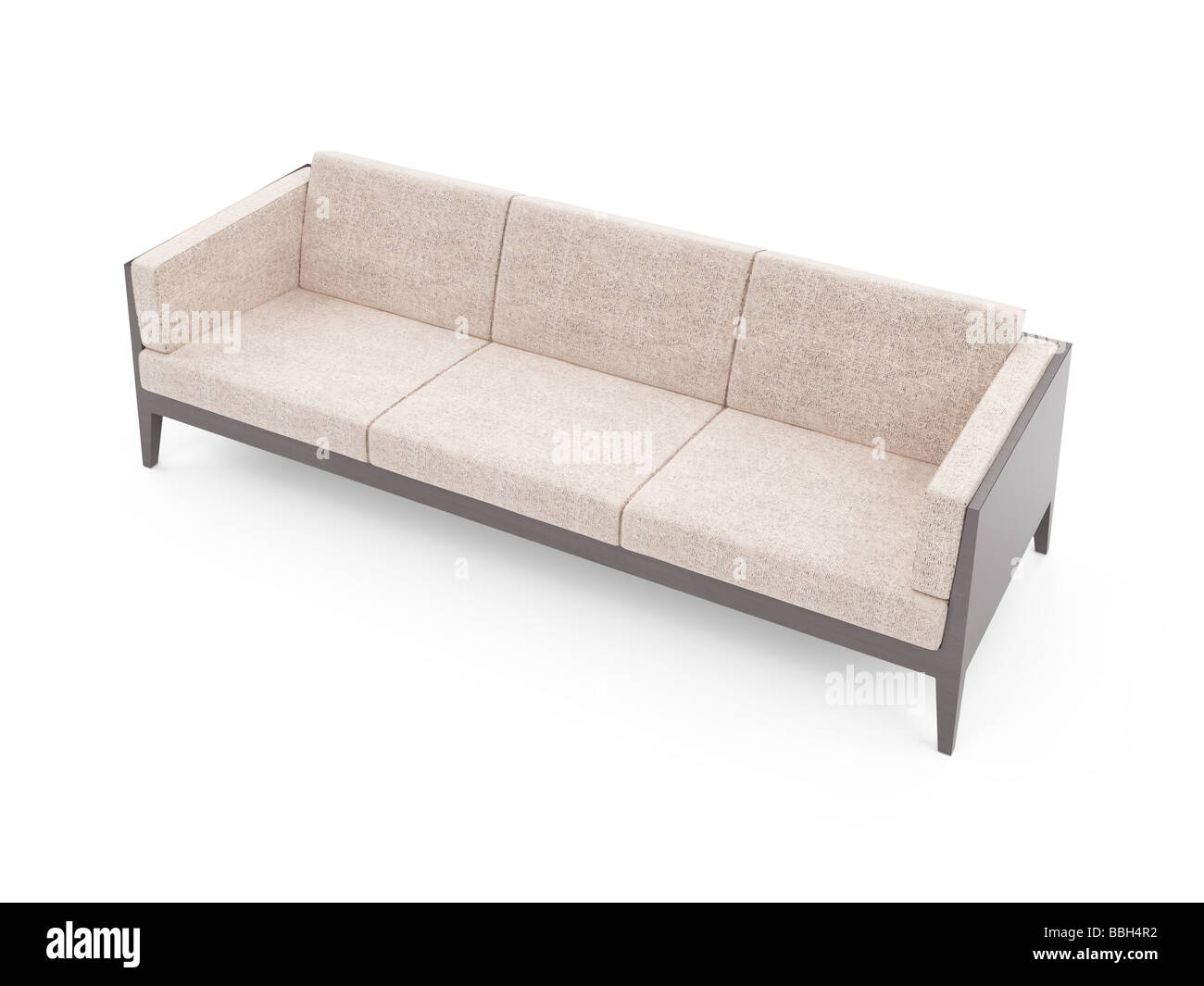 isolated couch over white background Stock Photo - Alamy