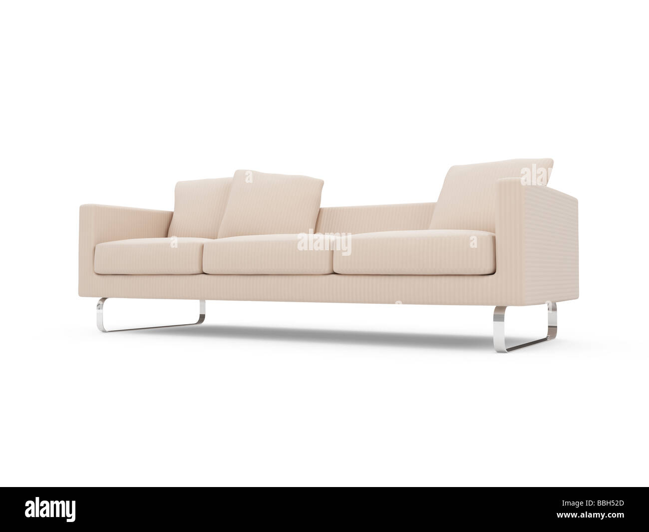 isolated couch over white background Stock Photo - Alamy