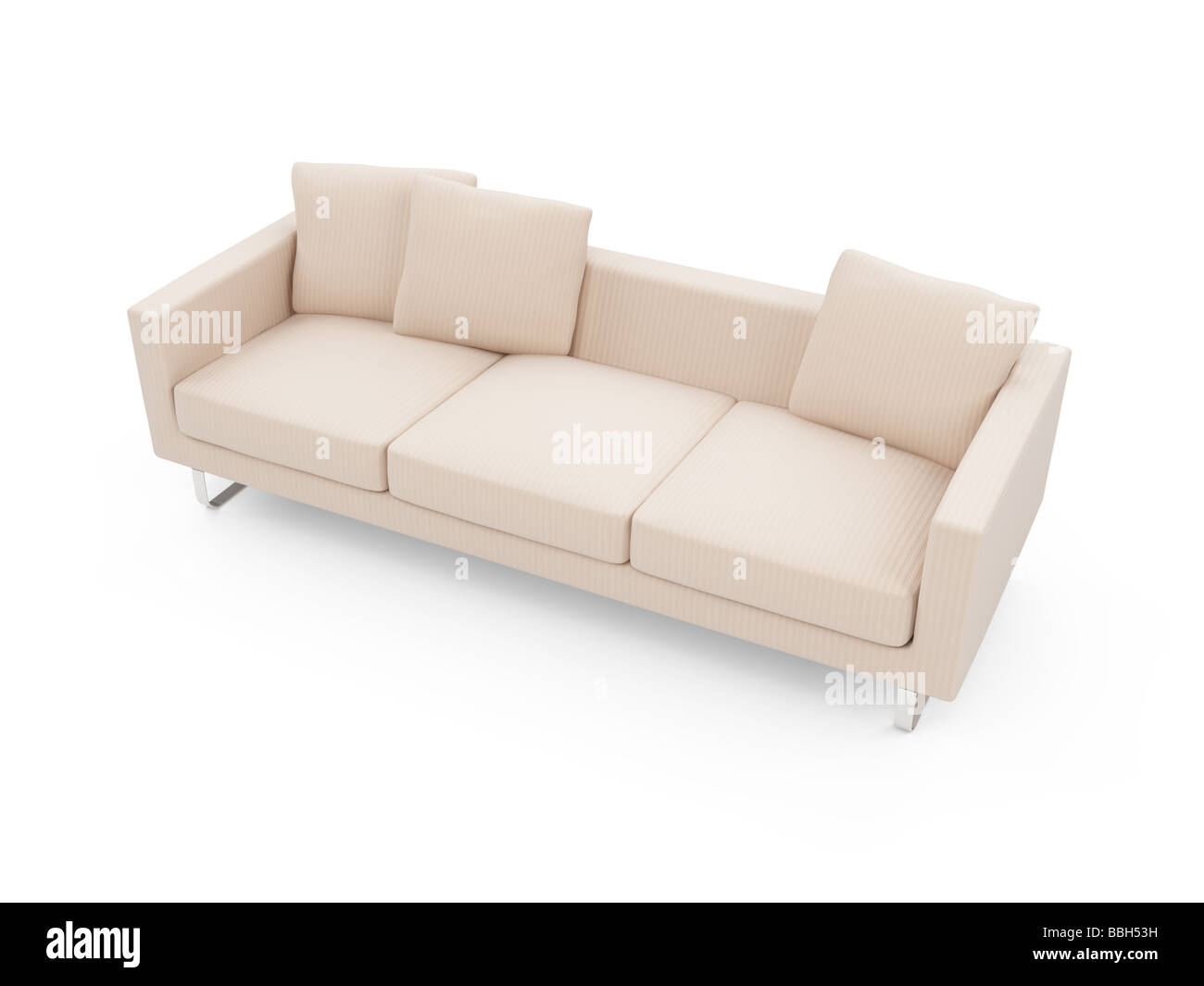 isolated couch over white background Stock Photo - Alamy