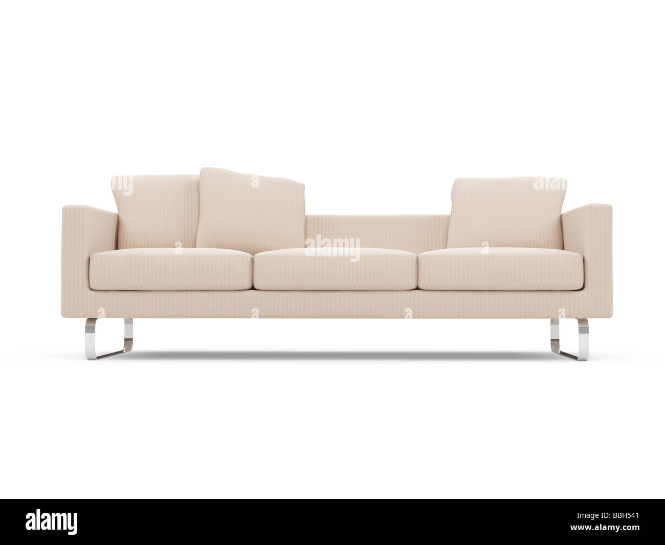 isolated couch over white background Stock Photo - Alamy