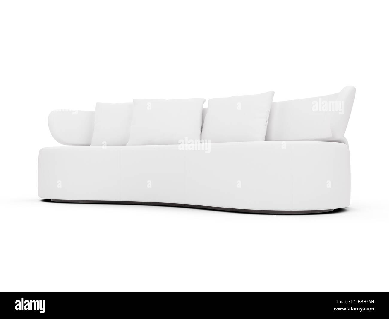 isolated couch over white background Stock Photo - Alamy