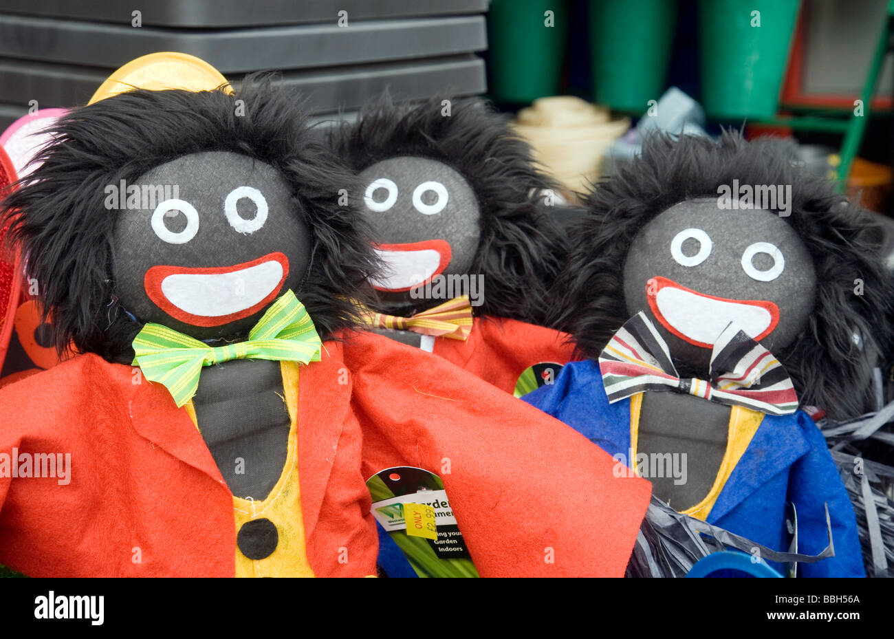 Gollywogs for sale, England Stock Photo - Alamy