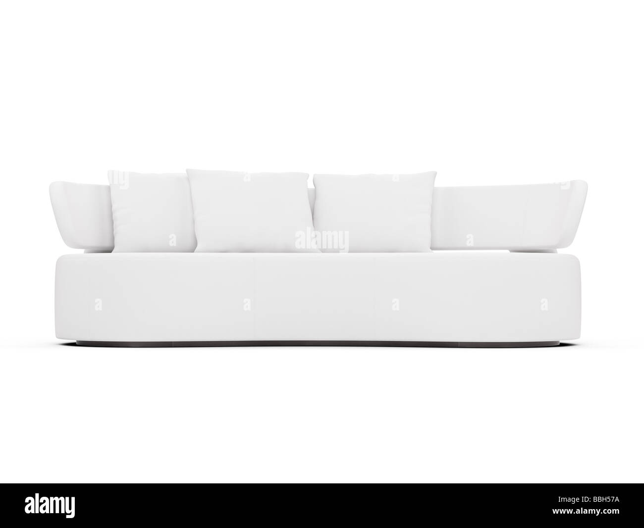 isolated couch over white background Stock Photo - Alamy