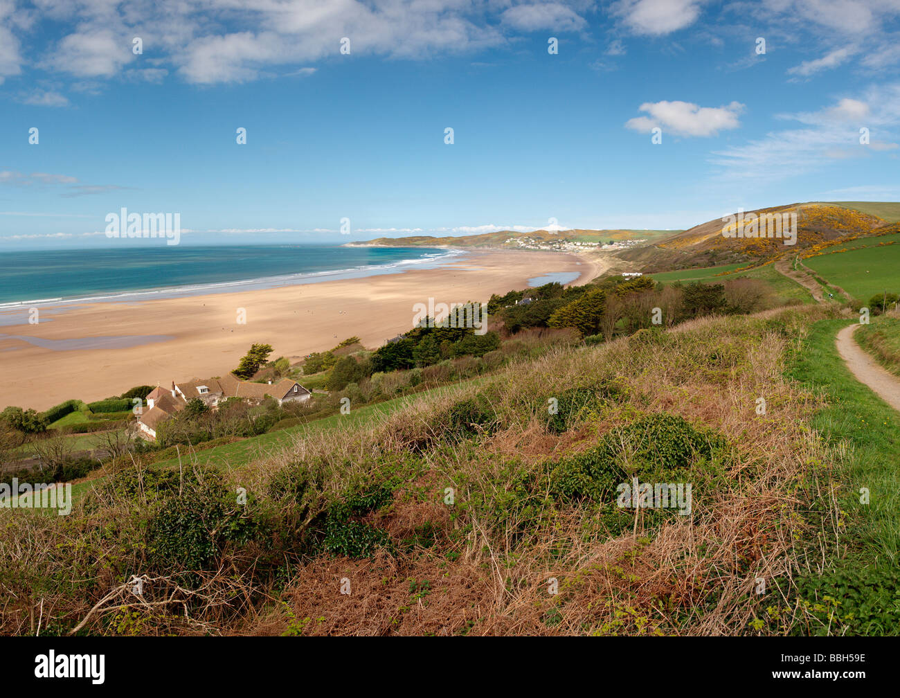 Woolacombe Bay, North Devon, England Stock Photo - Alamy