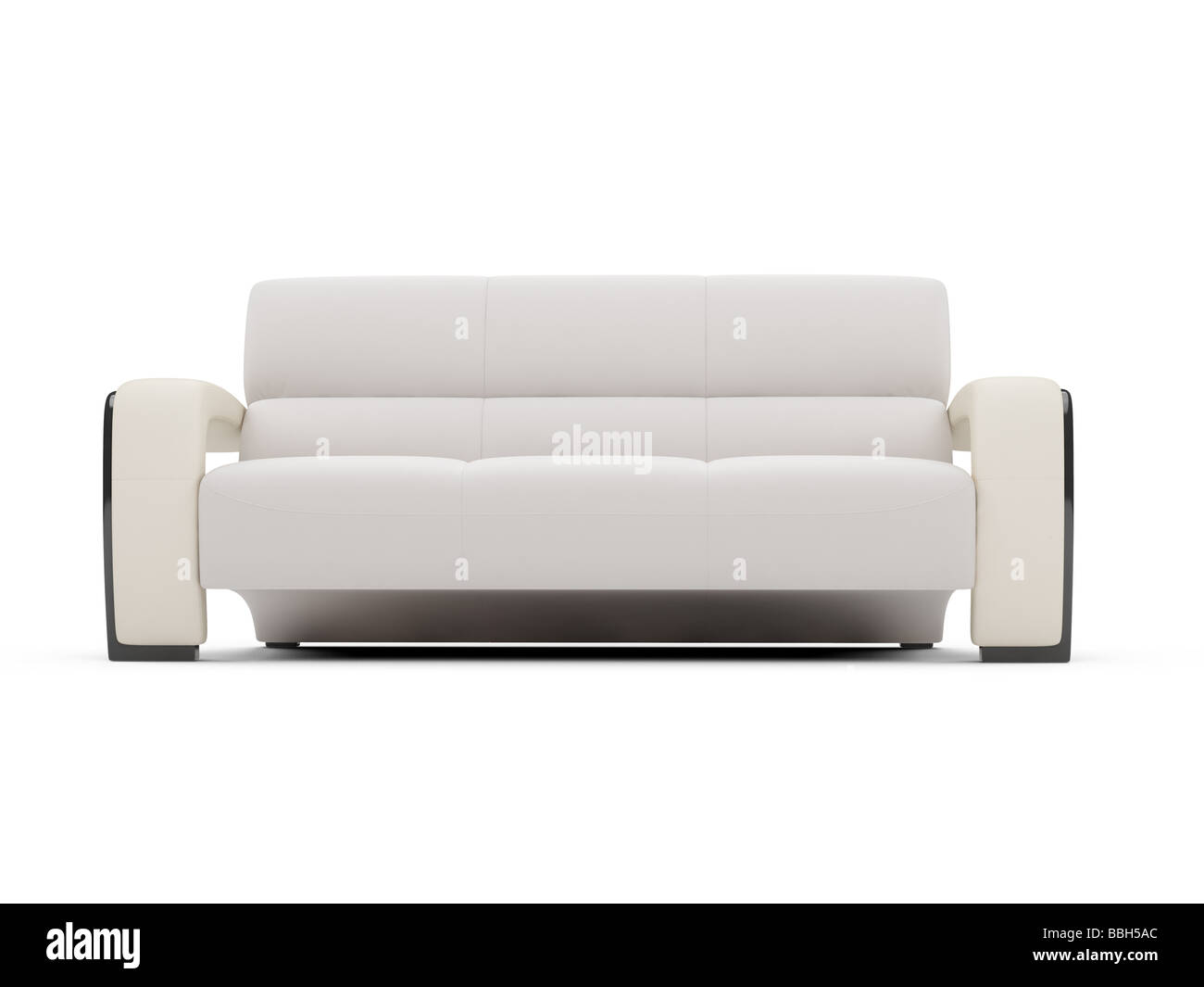 isolated couch over white background Stock Photo - Alamy