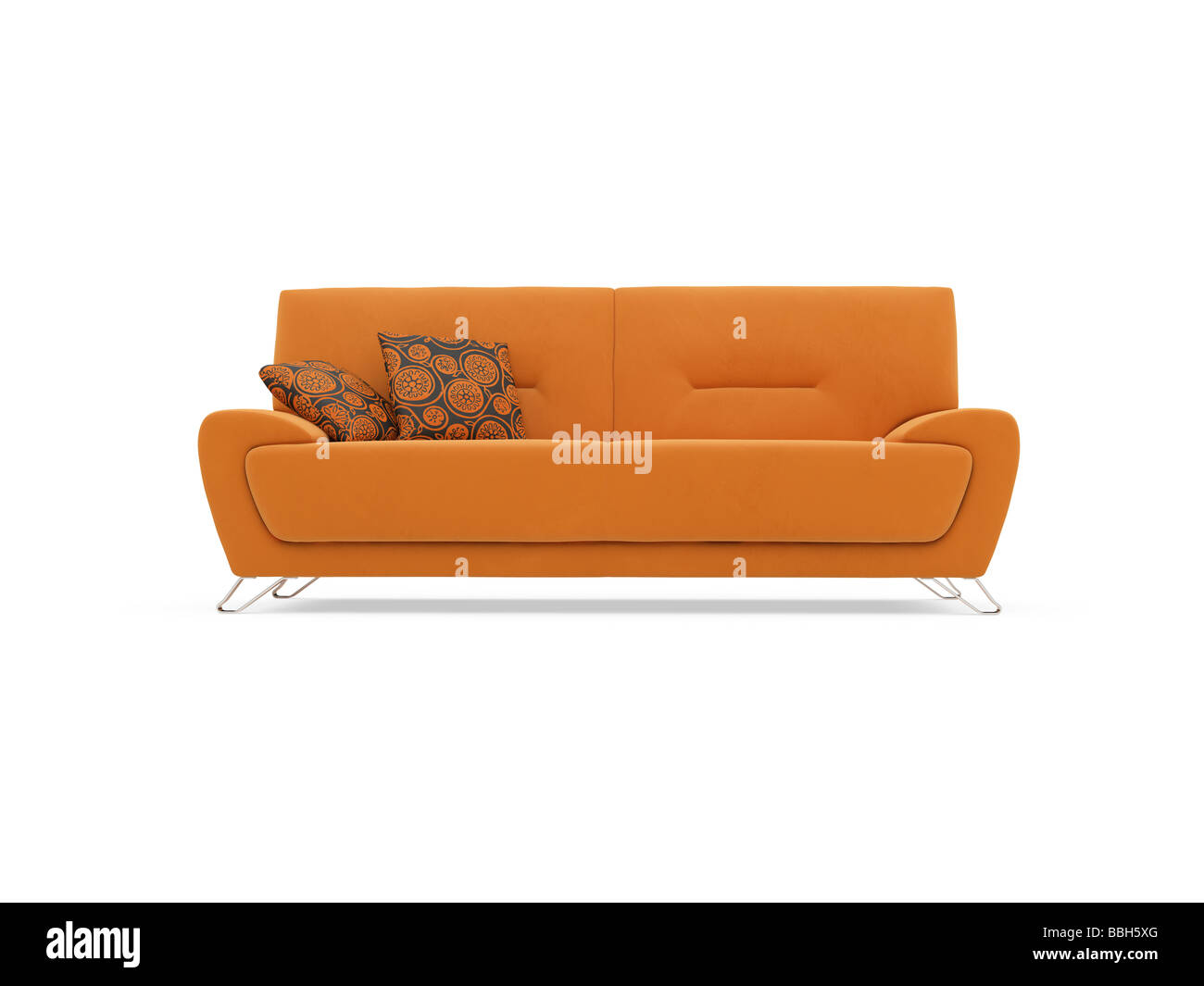 isolated couch over white background Stock Photo - Alamy