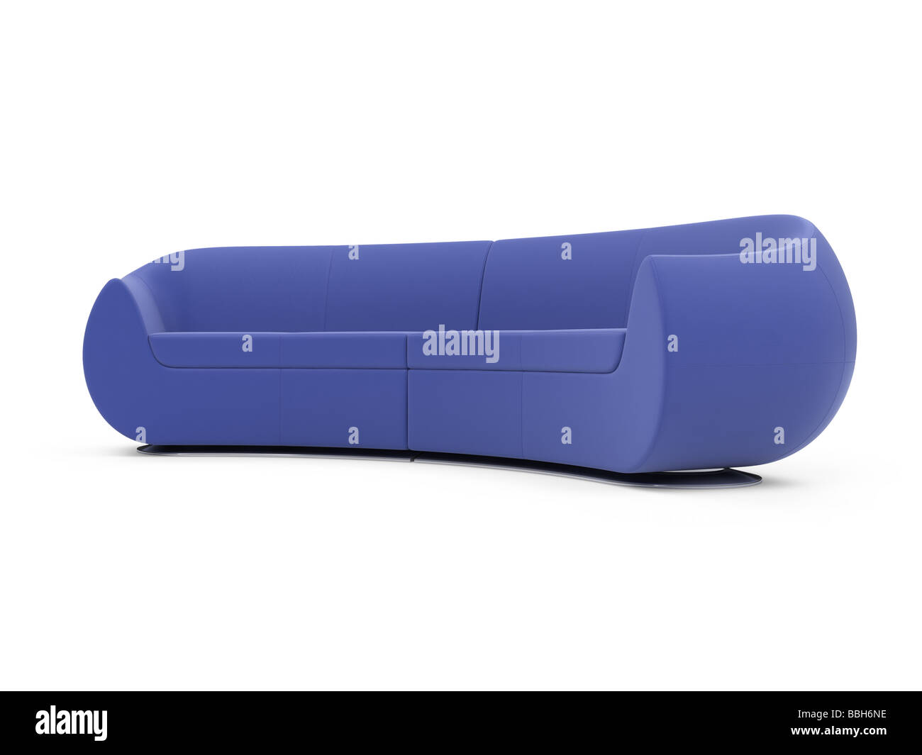 isolated couch over white background Stock Photo - Alamy