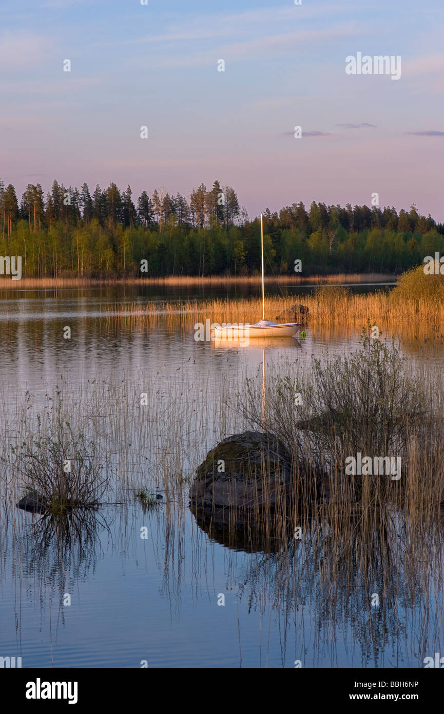 Landscape Lakeland Karelia Finland Stock Photo - Alamy