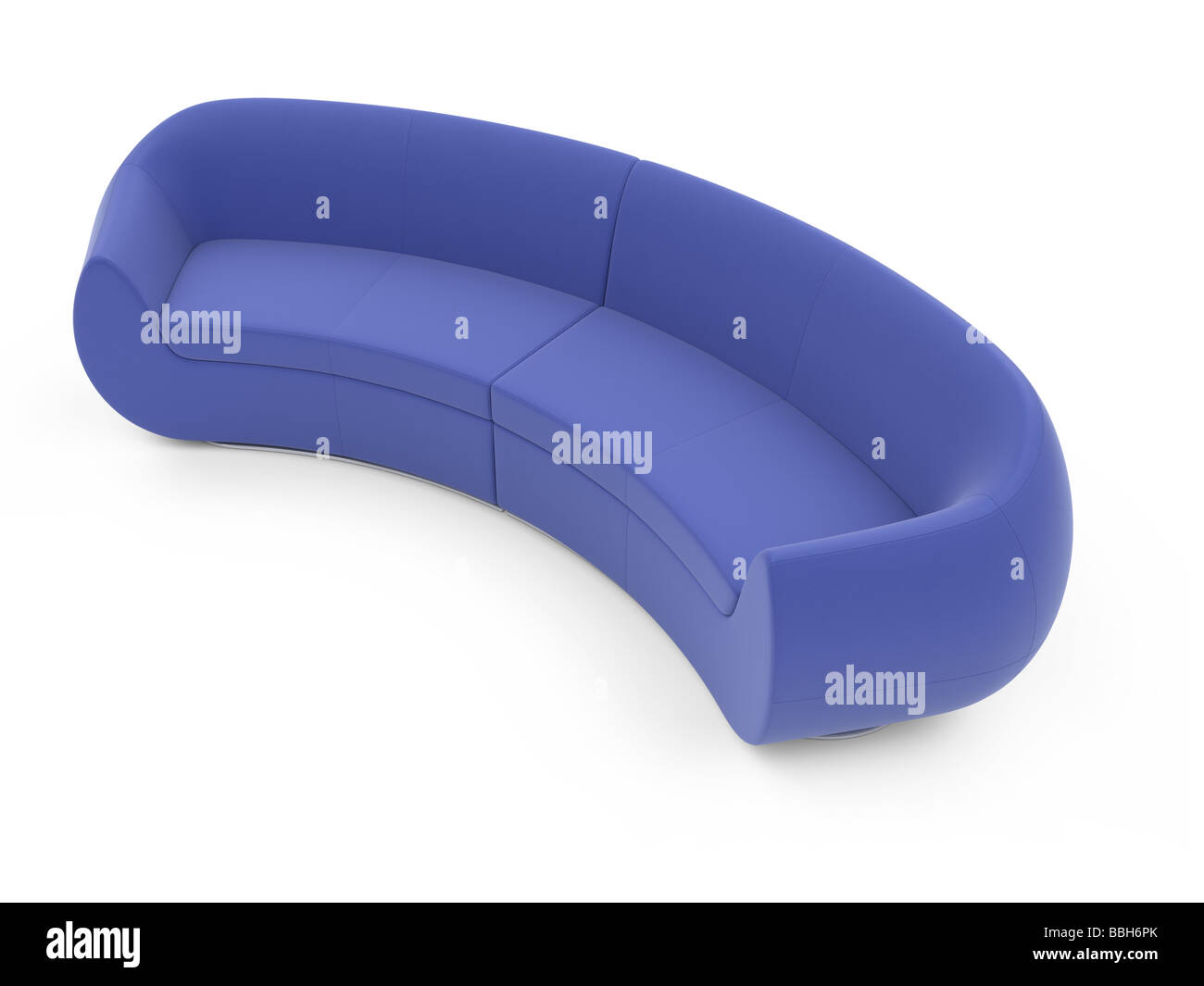 isolated couch over white background Stock Photo - Alamy