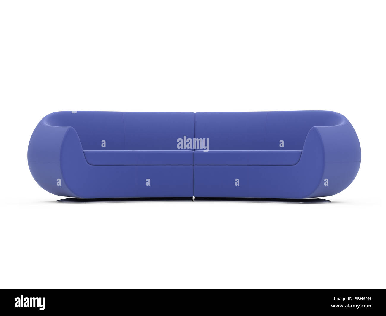 isolated couch over white background Stock Photo - Alamy