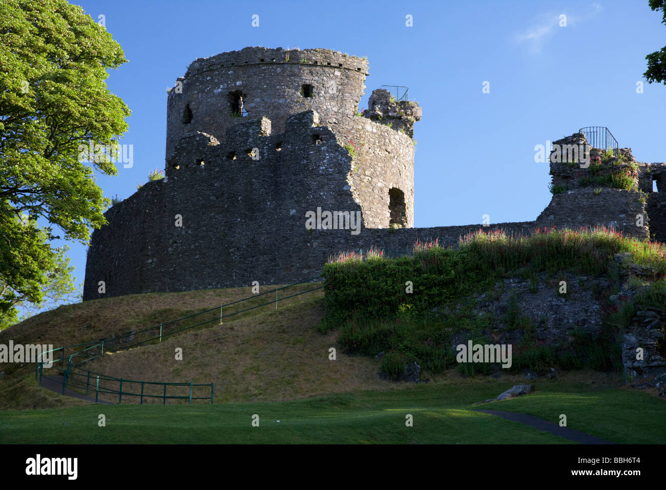 12th century anglo norman 4 storey keep of Dundrum Castle county down ...