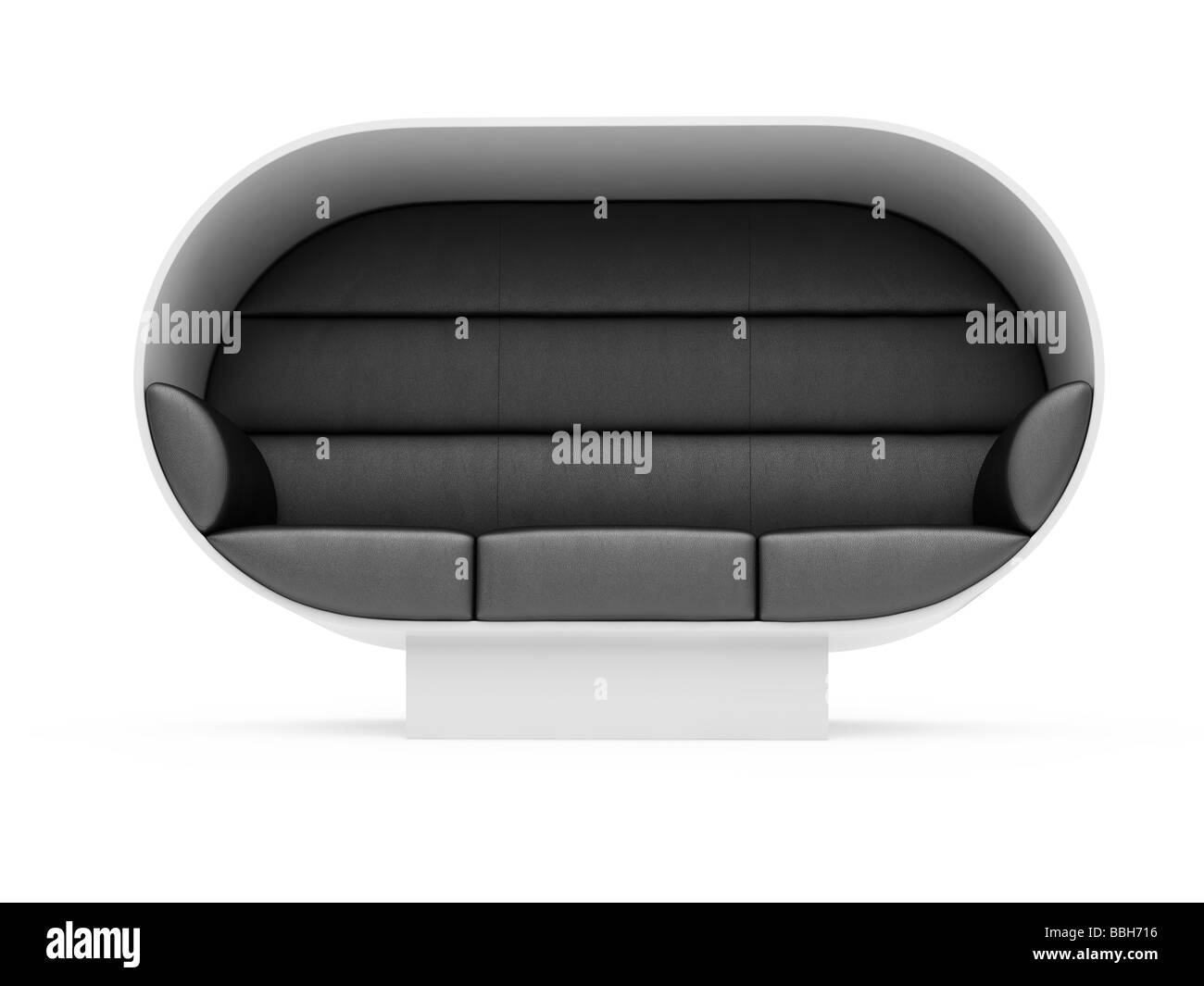 isolated couch over white background Stock Photo - Alamy