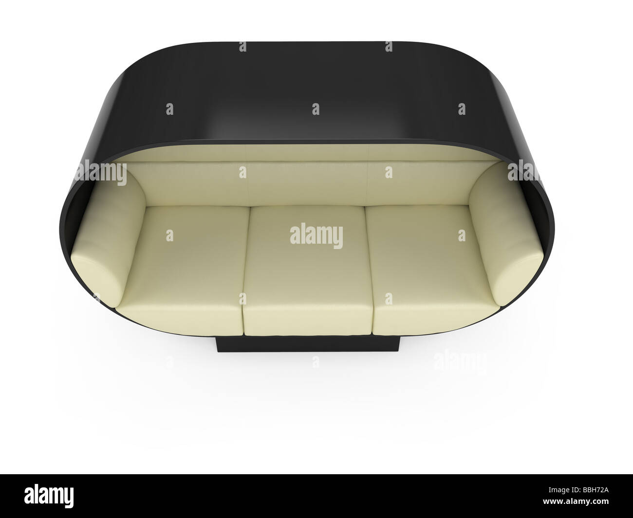 isolated couch over white background Stock Photo - Alamy
