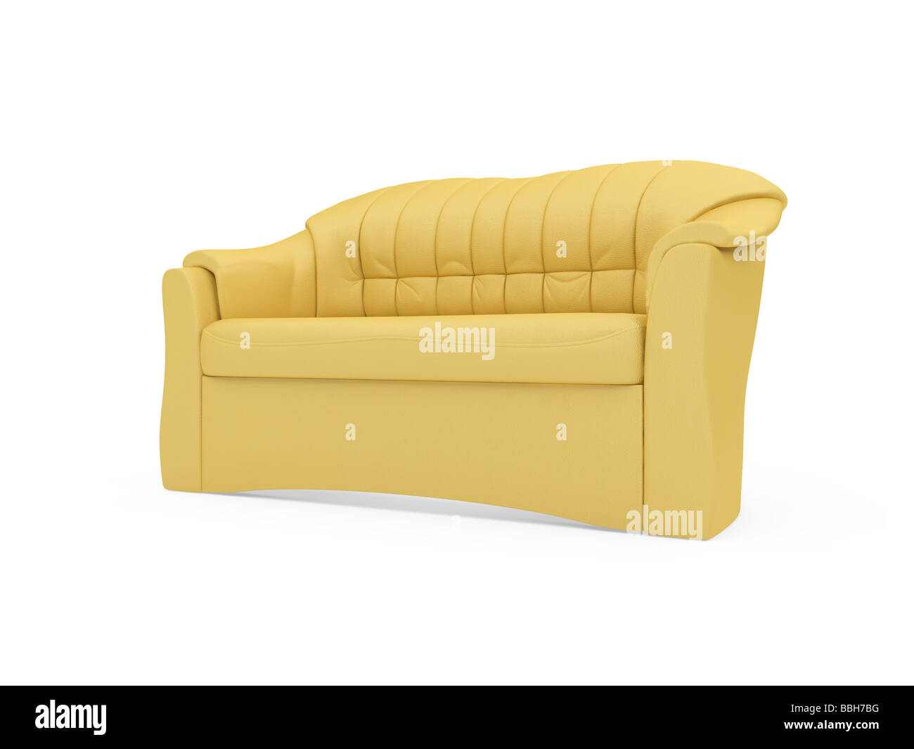 isolated couch over white background Stock Photo - Alamy