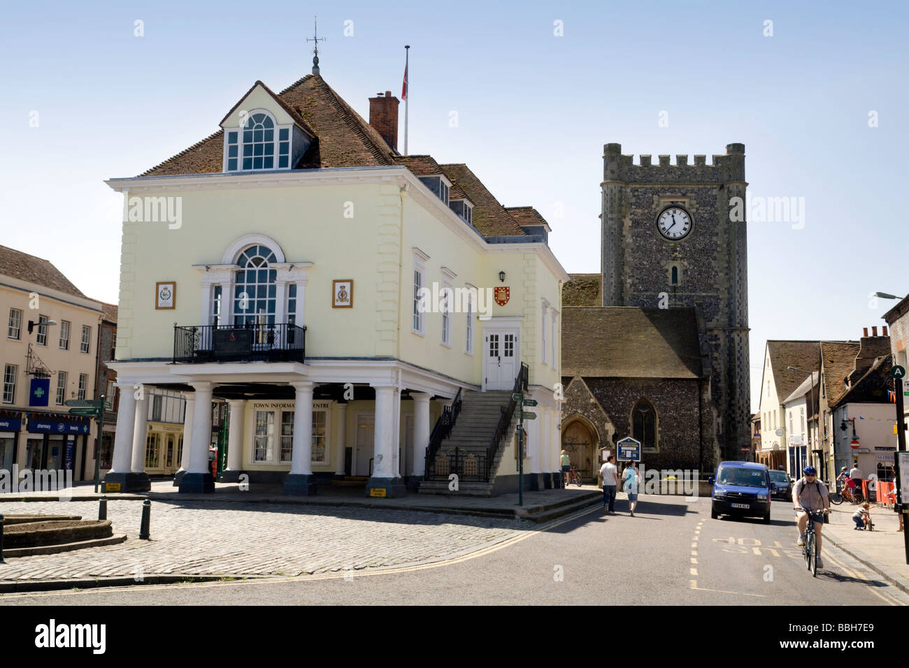 The town centre, Wallingford, Oxfordshire, UK Stock Photo - Alamy