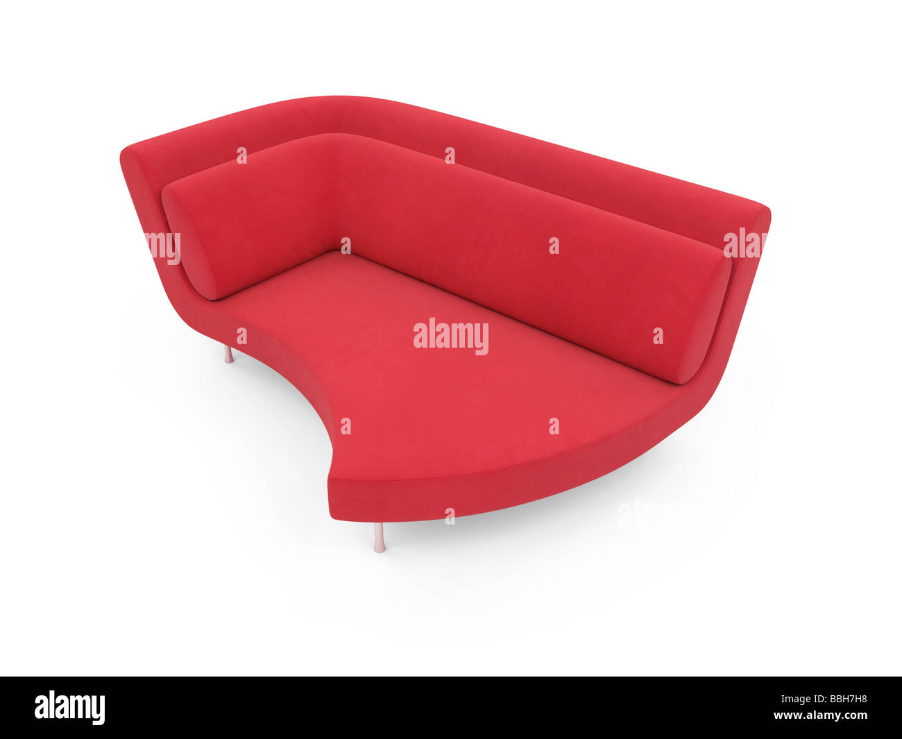 isolated couch over white background Stock Photo - Alamy