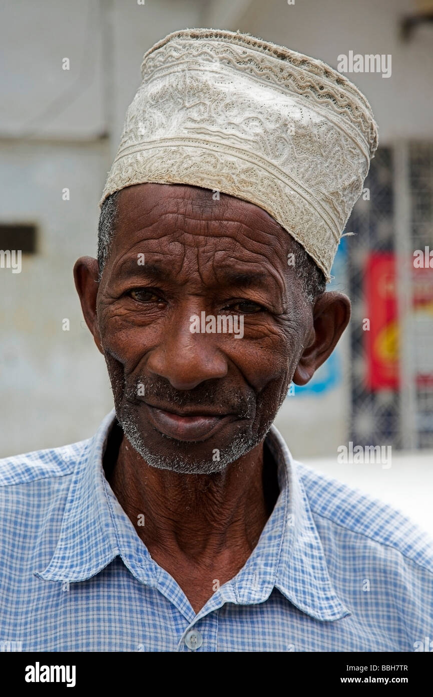 Zanzibar, Tanzania; Portrait of man Stock Photo - Alamy