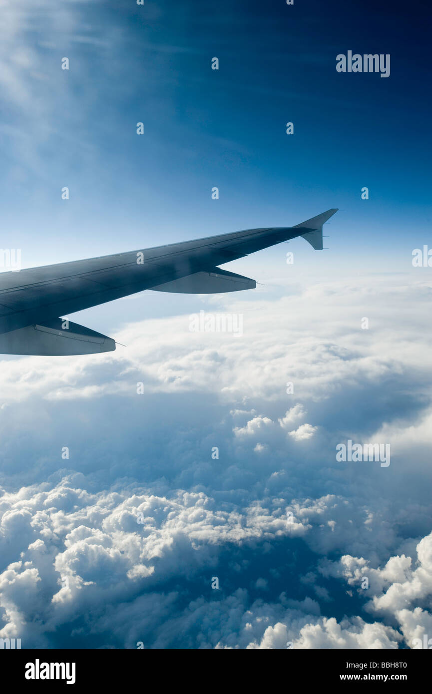 View of clouds from airplane window Stock Photo - Alamy