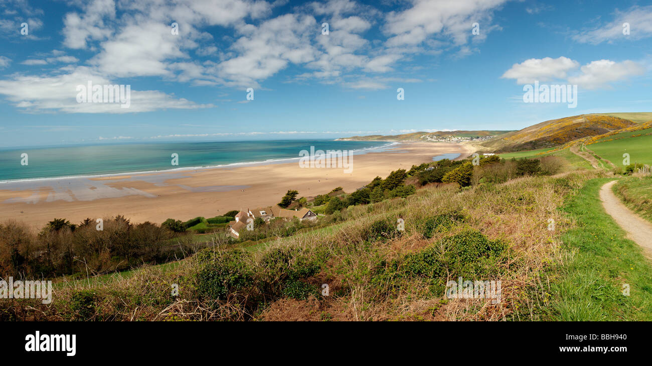 Woolacombe Bay, North Devon, England Stock Photo - Alamy