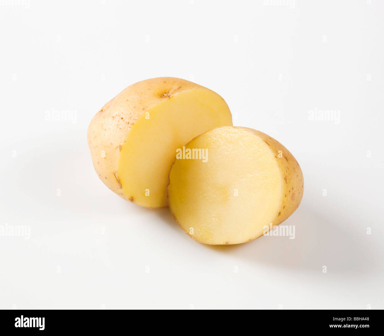 Halved potato hi-res stock photography and images - Alamy