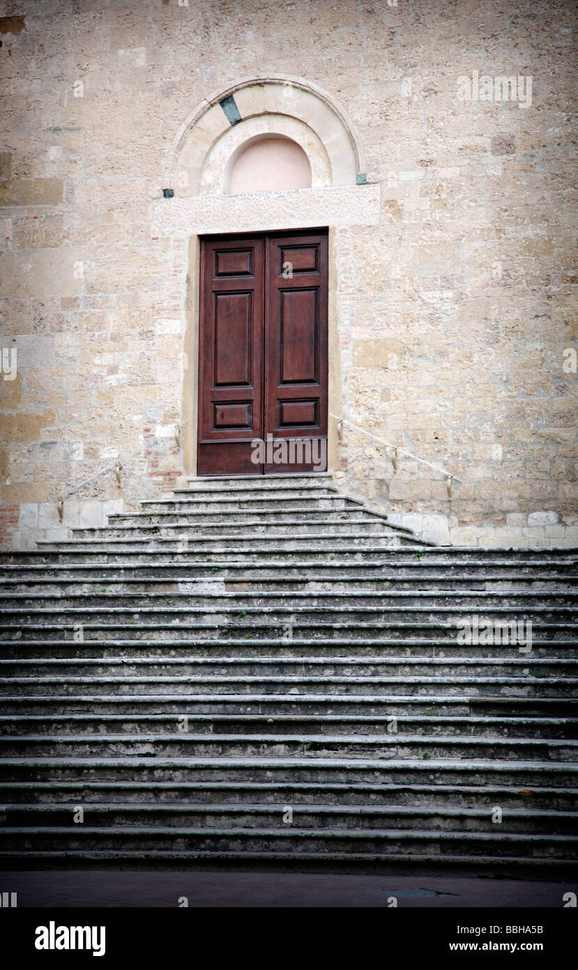 Old church stairs Stock Photo - Alamy