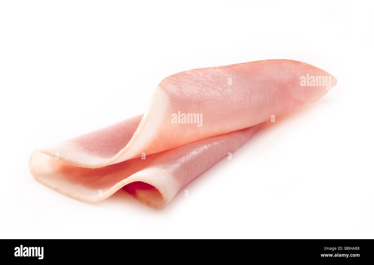 Slice of Ham Stock Photo - Alamy